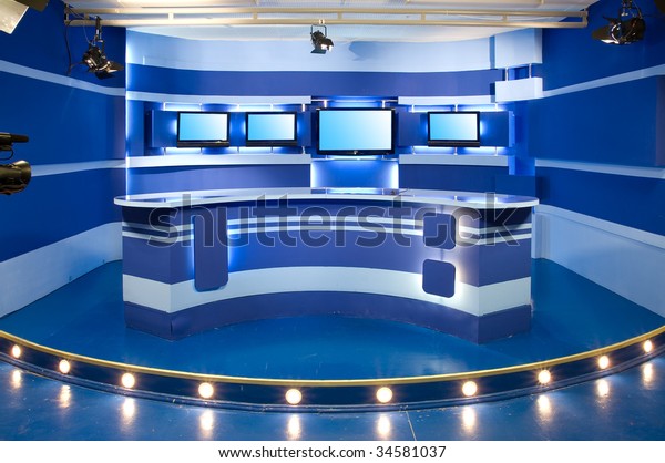 Interior Television Studio Ready Work Stock Photo (Edit Now) 34581037