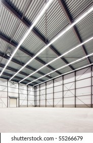 Interior Very Large Empty Storage Room Stock Photo 55266679 | Shutterstock