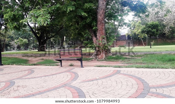 Interlock Pathcement Block Paving On Outdoor Stock Photo 1079984993 ...