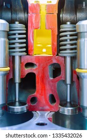 Internal Combustion Engine Cross Section Valves Stock Photo (Edit Now ...