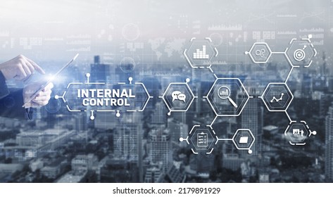 Internal Control On Virtual Screen Accounting Stock Photo 2179891929 ...