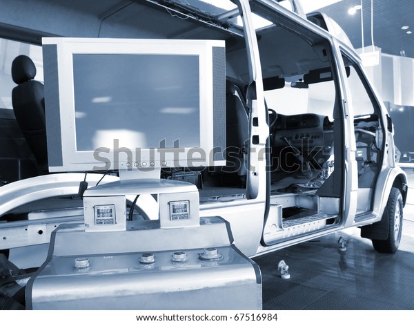 Internal Structure Model Car Stock Photo (Edit Now) 67516984