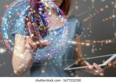 Internet Net Data Digital Concept Stock Photo 1677232330 | Shutterstock