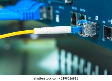 Internet Switch Data Center Connected Ethernet Stock Photo 2199026911 ...