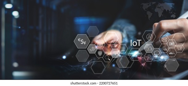 Internet Things Iot Digital Technology Ecommerce Stock Photo 2200727651 ...