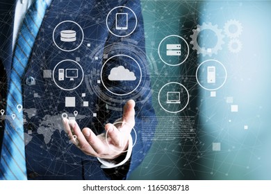 Internet Things Technology Concept Stock Photo 1165038718 | Shutterstock