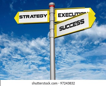 Intersection Strategy Execution Success Foto de stock 97243832 ...