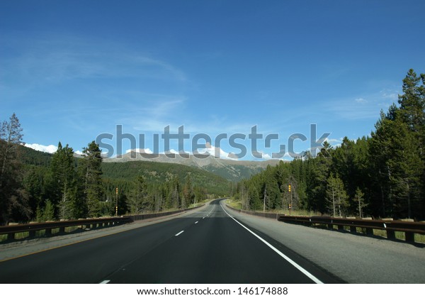 Interstate Highway Through Forest Stock Photo 146174888 | Shutterstock