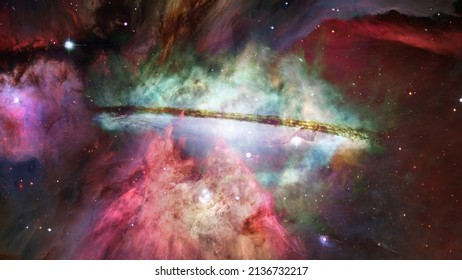 Interstellar Galaxy Background Elements This Image Stock Photo ...
