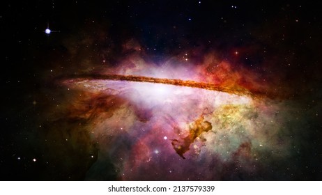Interstellar Galaxy Background Elements This Image Stock Photo ...