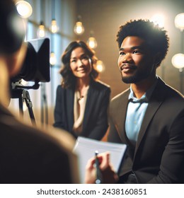 Interview Between Two Persons AI-generated image 2446806017 | Shutterstock
