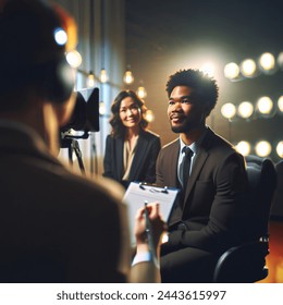 Interview Between Two Persons AI-generated image 2421090053 | Shutterstock