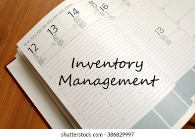 Inventory Management Text Concept Write On Stock Photo 386829997 ...