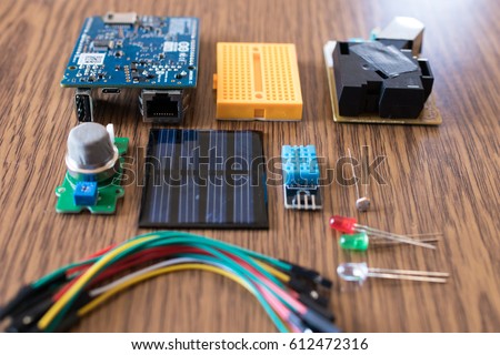 Io T Kit Components Educational Science Experiment Stock Photo (Edit ...