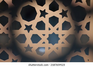 Islamic Pattern Under Yellow Light Stock Photo 2187659523 | Shutterstock