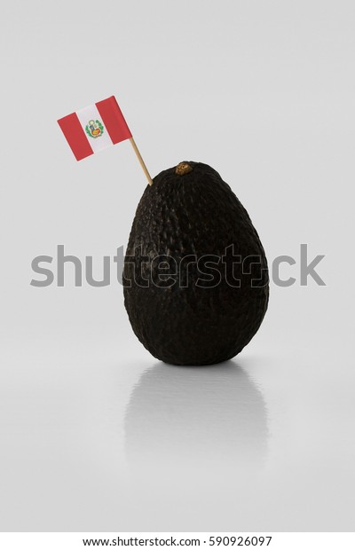 Isolated Avocado Peruvian Flag Stock Photo 590926097 | Shutterstock