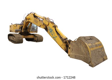 92 Backhoe claw bucket isolated Images, Stock Photos & Vectors ...