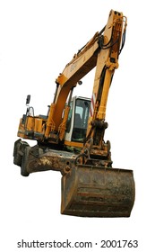 92 Backhoe claw bucket isolated Images, Stock Photos & Vectors ...