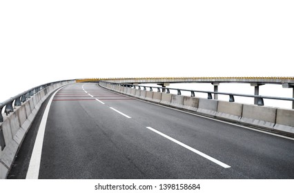 Isolated Dramatic Curve Elevated Highway Against Stock Photo (Edit Now ...