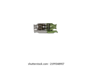 Isolated Image Inside Two Electrical Plugs Stock Photo 2199348907 ...