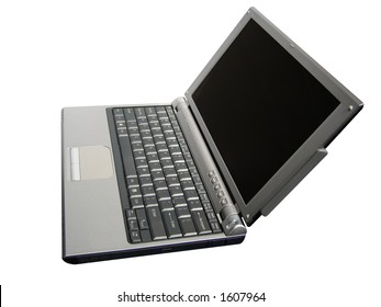 Laptop Distorted View Isolated White Background Stock Photo (Edit Now ...
