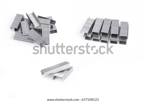 Isolated Staples Stapler Different Angles On Stock Photo 637508521 ...