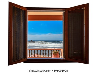 617 Beach scenery open window Images, Stock Photos & Vectors | Shutterstock