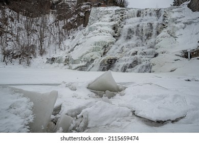 Ithaca Falls View During Winter New Stock Photo 2115659474 | Shutterstock