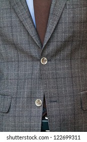 Jacket One Unbuttoned Button Tie Stock Photo 122699311 | Shutterstock