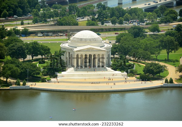 Jefferson Memorial Aerial View Top Washington Stock Photo (Edit Now ... Jefferson Memorial Aerial View Top Washington Stock Photo (Edit Now ...