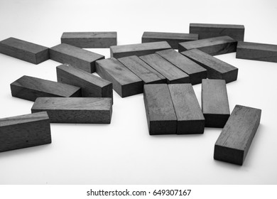 72 Jenga Blocks In Black Background Images, Stock Photos & Vectors ...