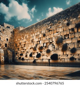 Fallen Collapsed Walls Old City Jerusalem AI-generated image 2405816521 ...