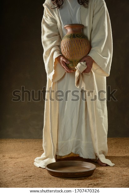 Jesus Prepares Wash His Disciples Feet Stock Photo 1707470326 ... Jesus Prepares Wash His Disciples Feet Stock Photo 1707470326 ...