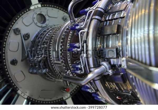 Jet Engine Internal Structure Hydraulic Fuel Stock Photo (Edit Now ...