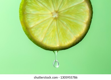 Juice Shape Drop Flowing Slice Lime Stock Photo 1305955786 | Shutterstock