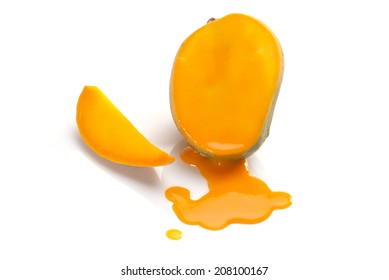Juice Splat Slice Alphonso Mango Stock Photo 206263000 | Shutterstock