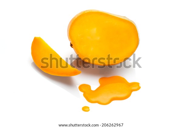 Juice Splat Slice Alphonso Mango Stock Photo 206262967 | Shutterstock