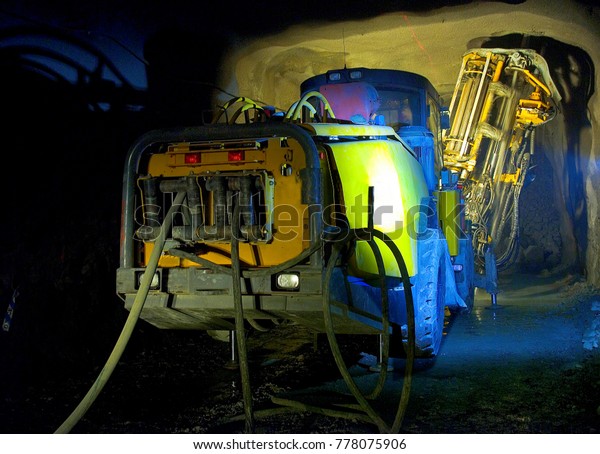 Jumbo Underground Drill Powerful Machine Drilling Stock Photo (Edit Now ...