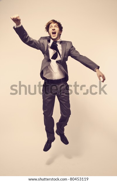 Jumping Man Stock Photo 80453119 | Shutterstock