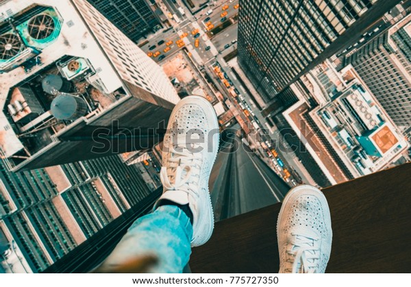 Jumping Off Building Stock Photo 775727350 | Shutterstock