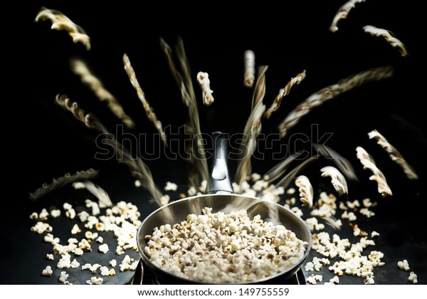 Jumping Pop Corn Stock Photo 149755559 | Shutterstock