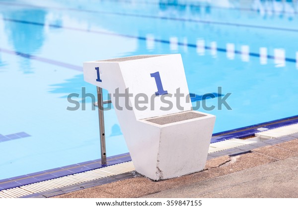 Jumping Stand Marked Number One First Stock Photo 359847155 | Shutterstock
