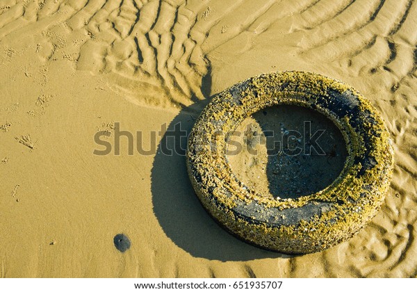 Junk On Beach Stock Photo (Edit Now) 651935707