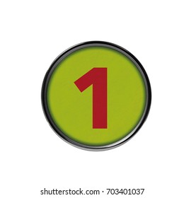 Key Button Green Switch Number 1 Stock Photo 703401037 | Shutterstock
