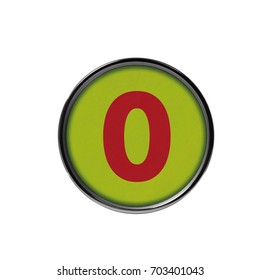 Key Button Green Switch Number 0 Stock Photo 703401043 | Shutterstock