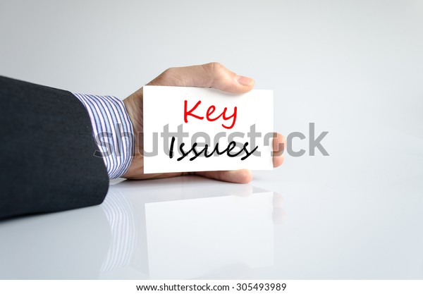 Key Issues Text Concept Isolated Over Stock Photo (Edit Now) 305493989