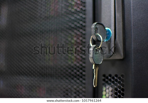 Key Lock Server Rack Stock Photo 1057961264 | Shutterstock