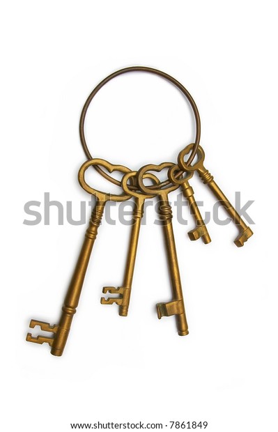 Key Ring Skeleton Keys Made Out Stock Photo 7861849 | Shutterstock