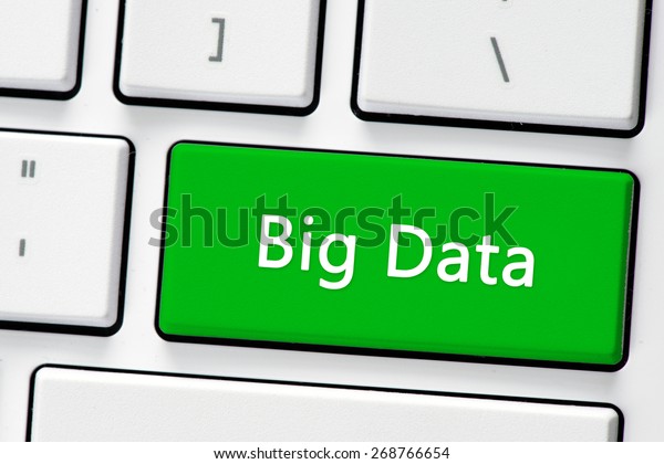 Keyboard Big Data Buton Computer White Stock Photo 268766654 | Shutterstock