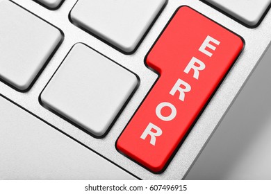 Keyboard Error Stock Photo 607496915 | Shutterstock